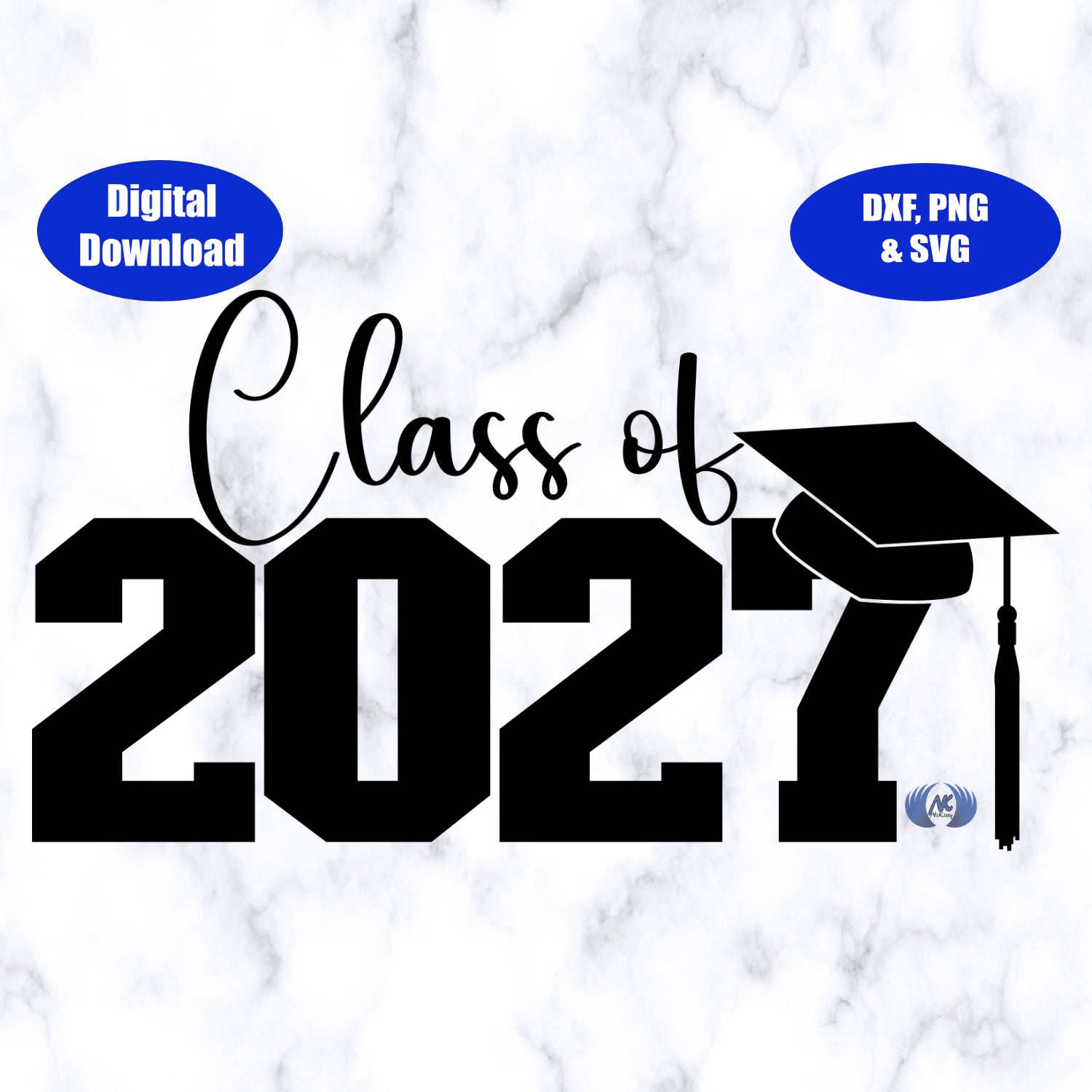 Class of 2027 Design 1 SVG, PNG, and DXF Digital Download – Nikitty